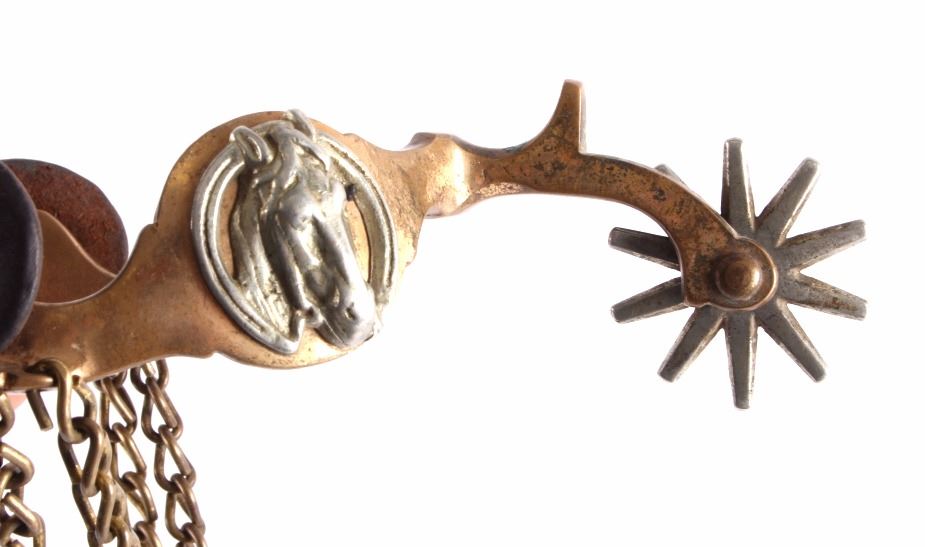 Buermann Hercules Bronze Horse Head Spurs