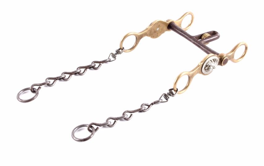 Buermann Hercules Bronze Indian Head Horse Bit