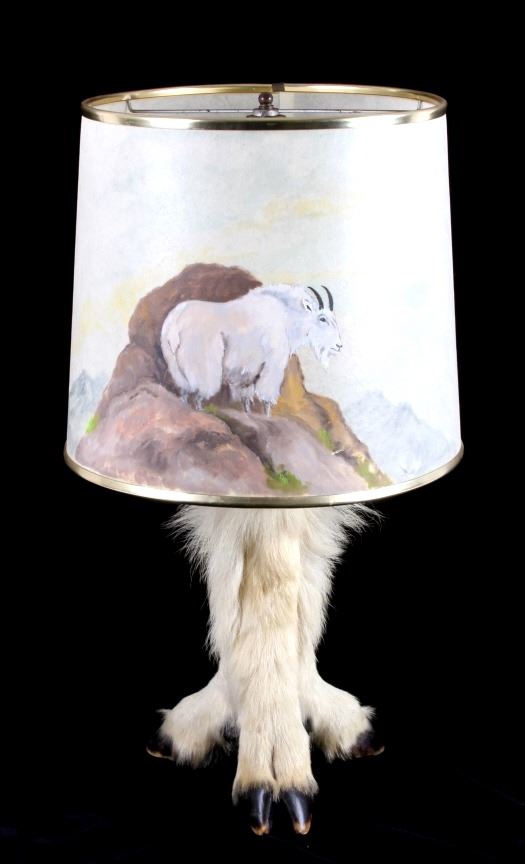Mountain Goat Foot Lamp