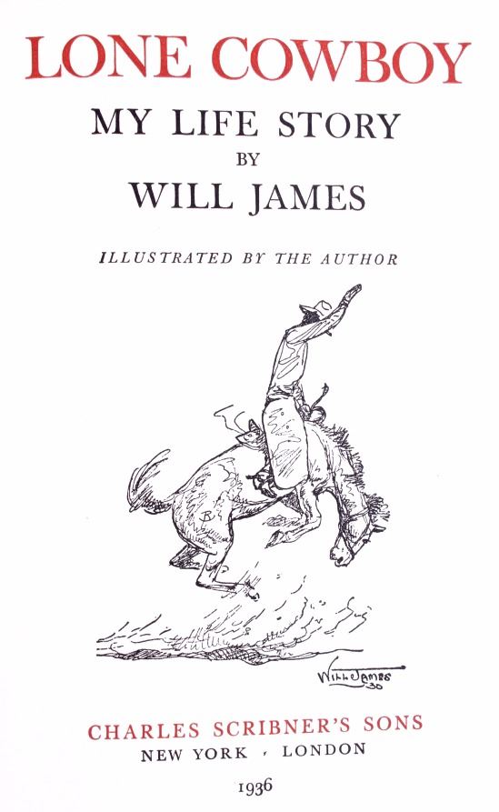 Will James Lone Cowboy & Smoky Book Collection