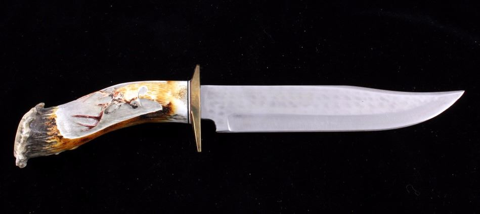 Custom Cherokee Indian Scabbard & Elkhorn Knife