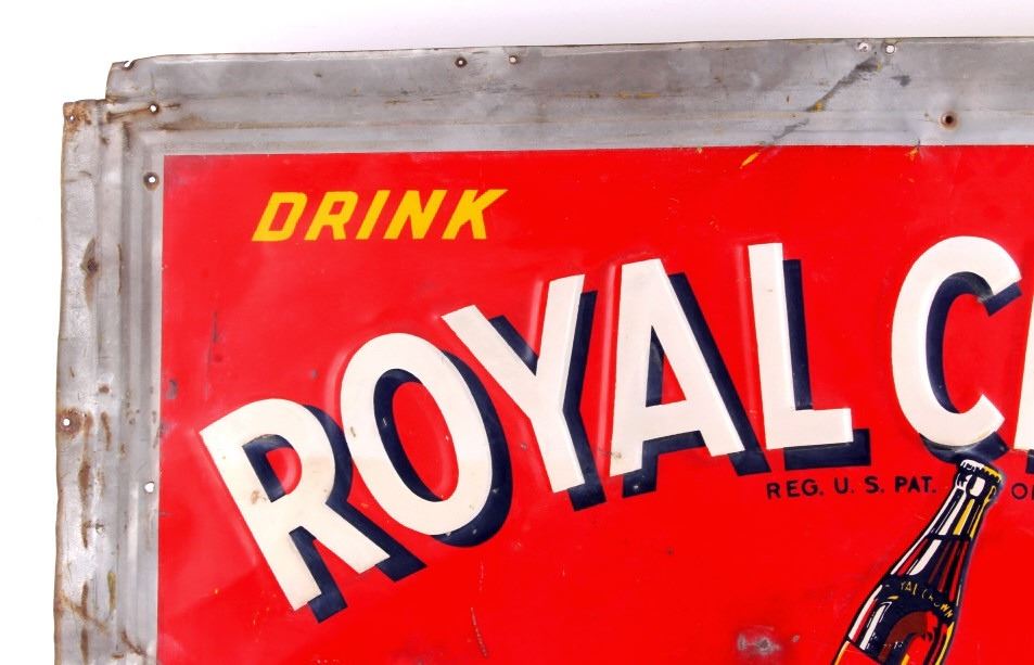 1941 Royal Crown Cola Advertising Sign