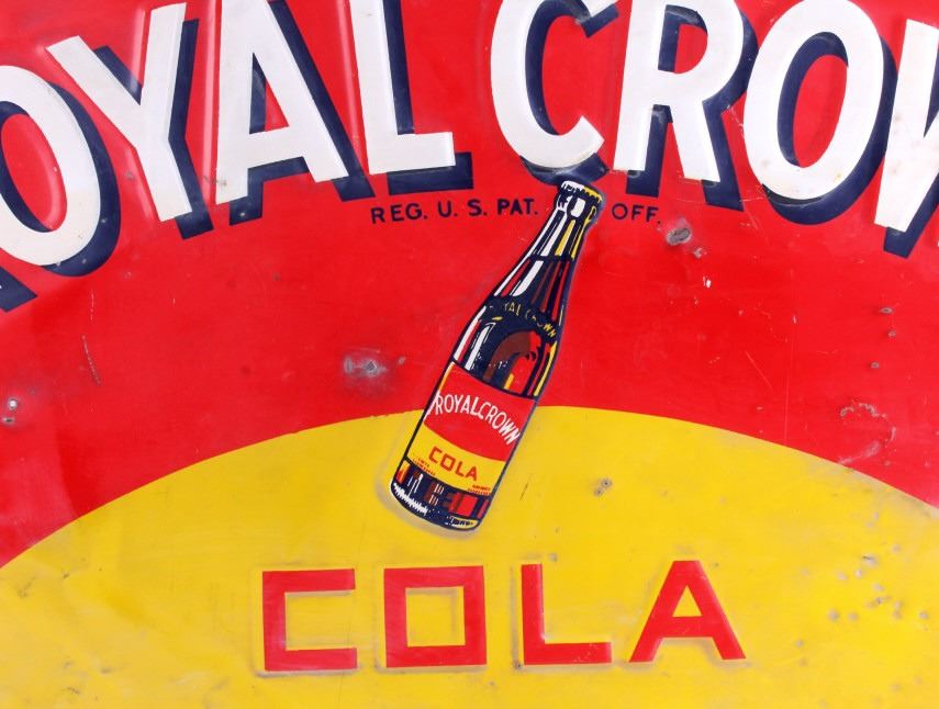 1941 Royal Crown Cola Advertising Sign