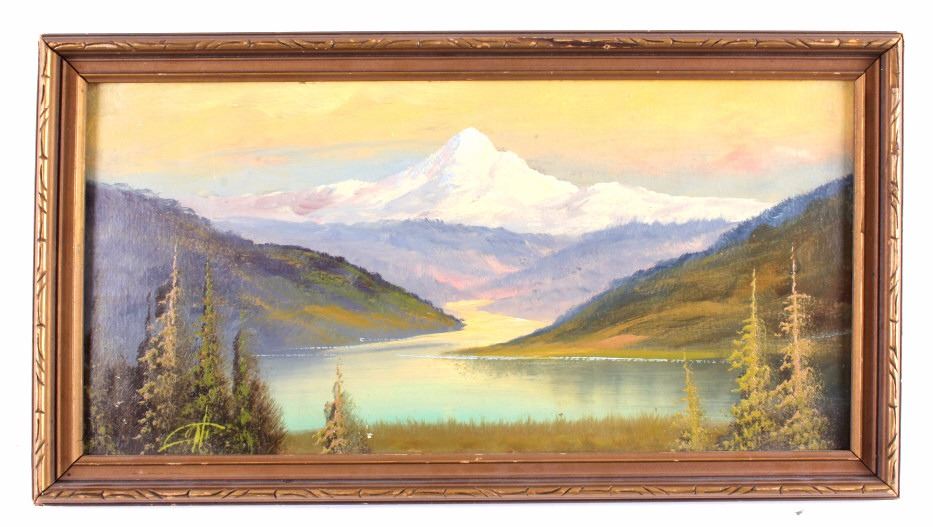 Leonard Lopp Glacier Park Montana Painting