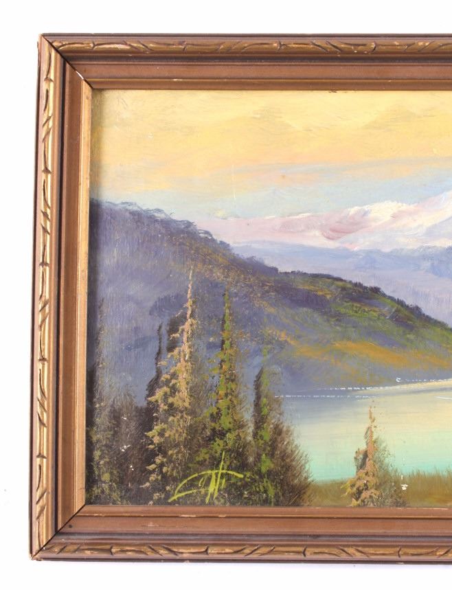 Leonard Lopp Glacier Park Montana Painting