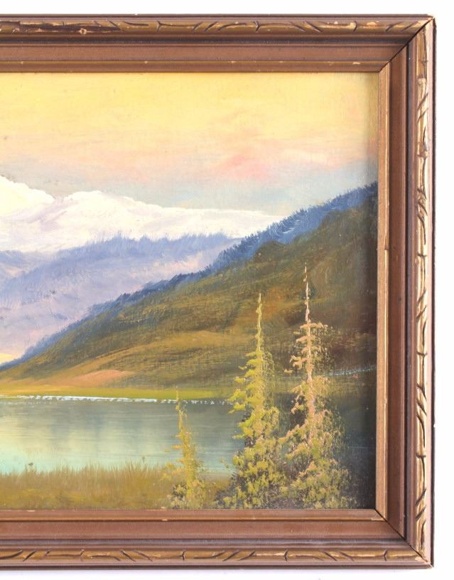 Leonard Lopp Glacier Park Montana Painting