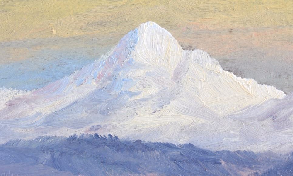 Leonard Lopp Glacier Park Montana Painting