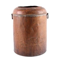 Antique Copper Moonshine Mash Pot