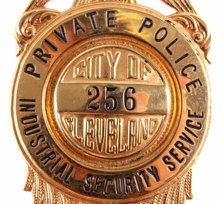 City of Cleveland Private Police Badge