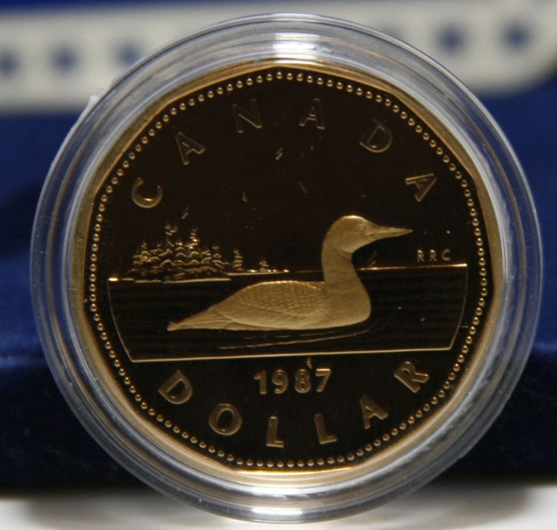 1987 Canada Dollar - First Year Of The Loonie