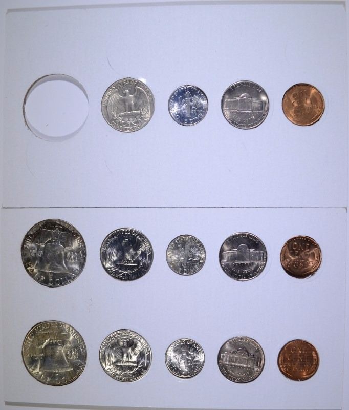 1948 U.S MINT GEM BU UNCIRCULATED SET ( 14 ) COINS