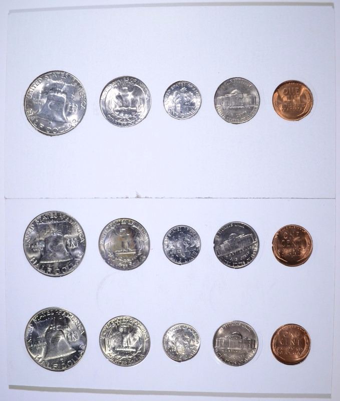 1952 U.S. MINT UNCIRCULATED SET, GEM BU ( 15 ) COINS