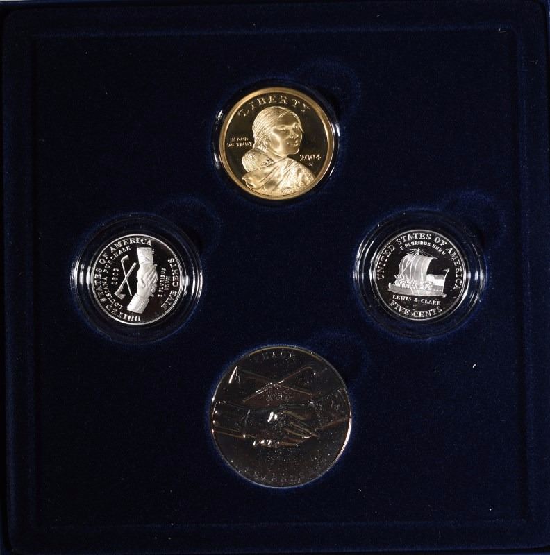 2004 WESTWARD JOURNEY LOT; MINT SET & COIN / MEDAL SET