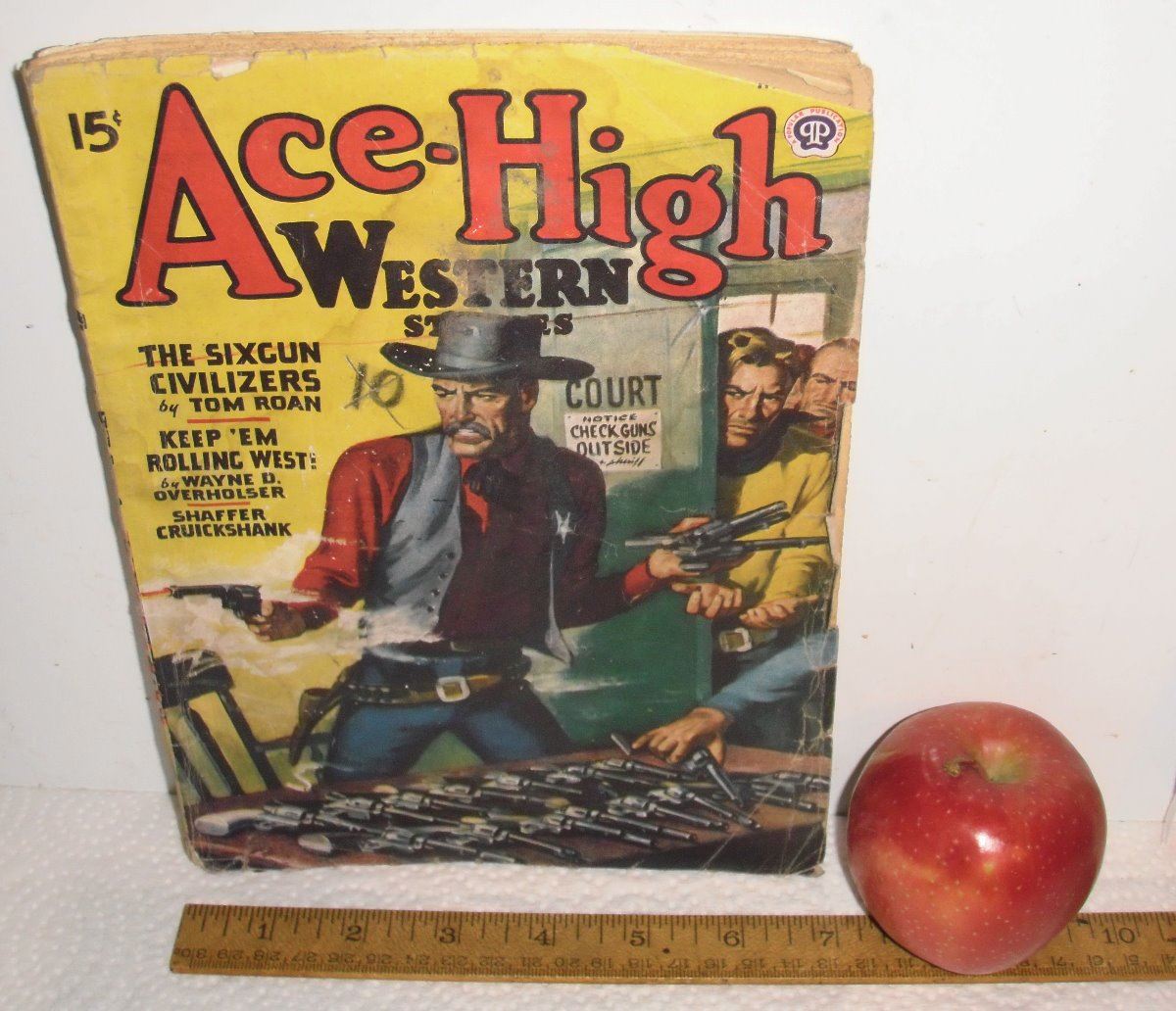 Very old Western book Printed in USA "Ace High" 1947 - livre tres vieux ...