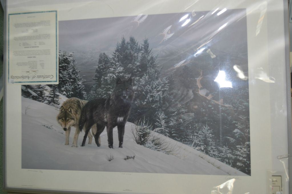 Two unframed limited edition prints including "The Lost Coast" pencil ...