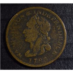 1783 WASHINGTON CENT, "UNITY STATES" NICE CIRC
