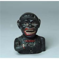 REPRODUCTION JOLLY NIGGER CI MECHANICAL BANK