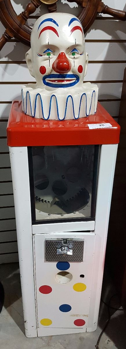 CLOWN GUMBALL MACHINE