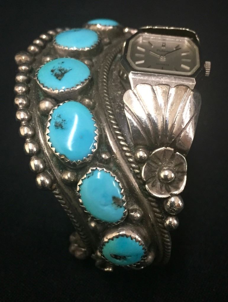 Vintage Navajo Watch Cuff Bracelet