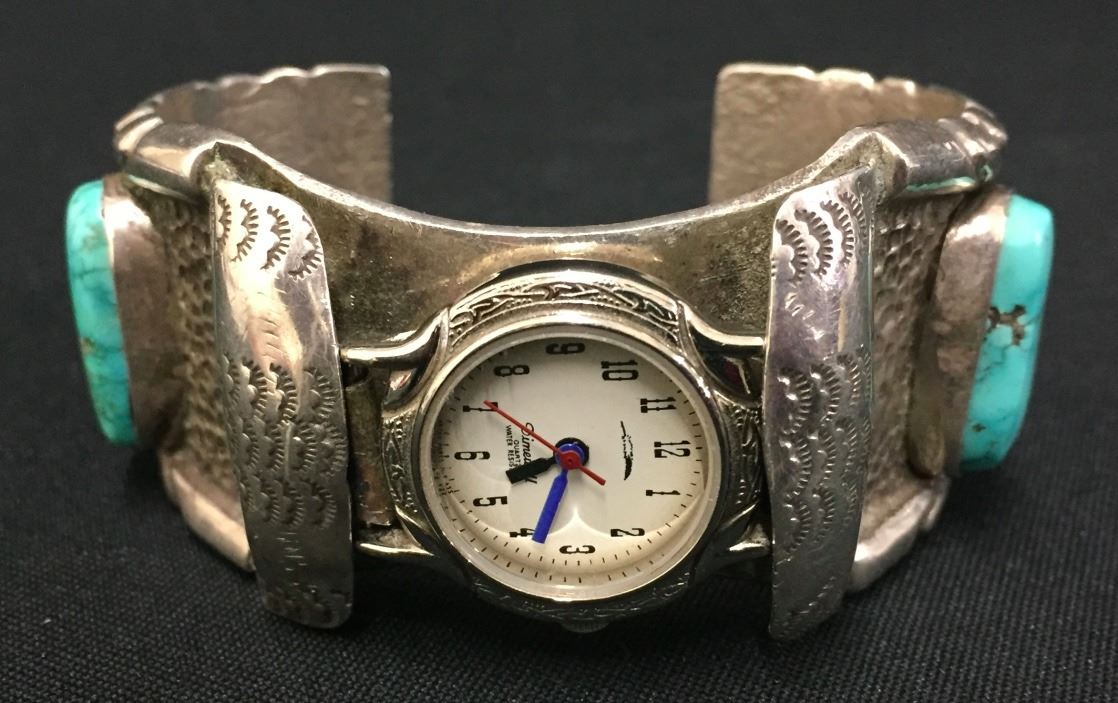 Vintage Navajo Watch Bracelet - Ingot