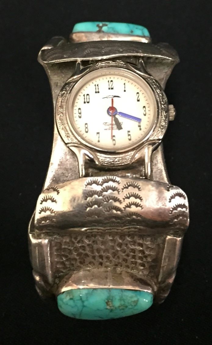 Vintage Navajo Watch Bracelet - Ingot