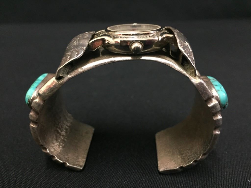 Vintage Navajo Watch Bracelet - Ingot