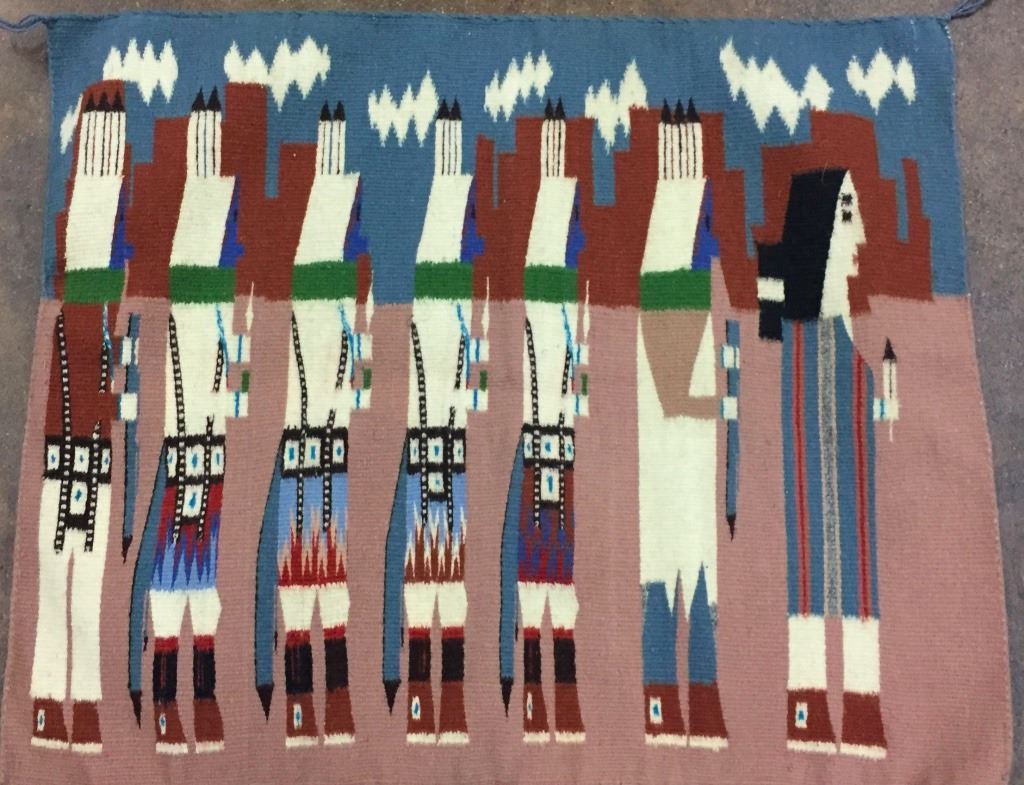 Navajo Yei Design Textile