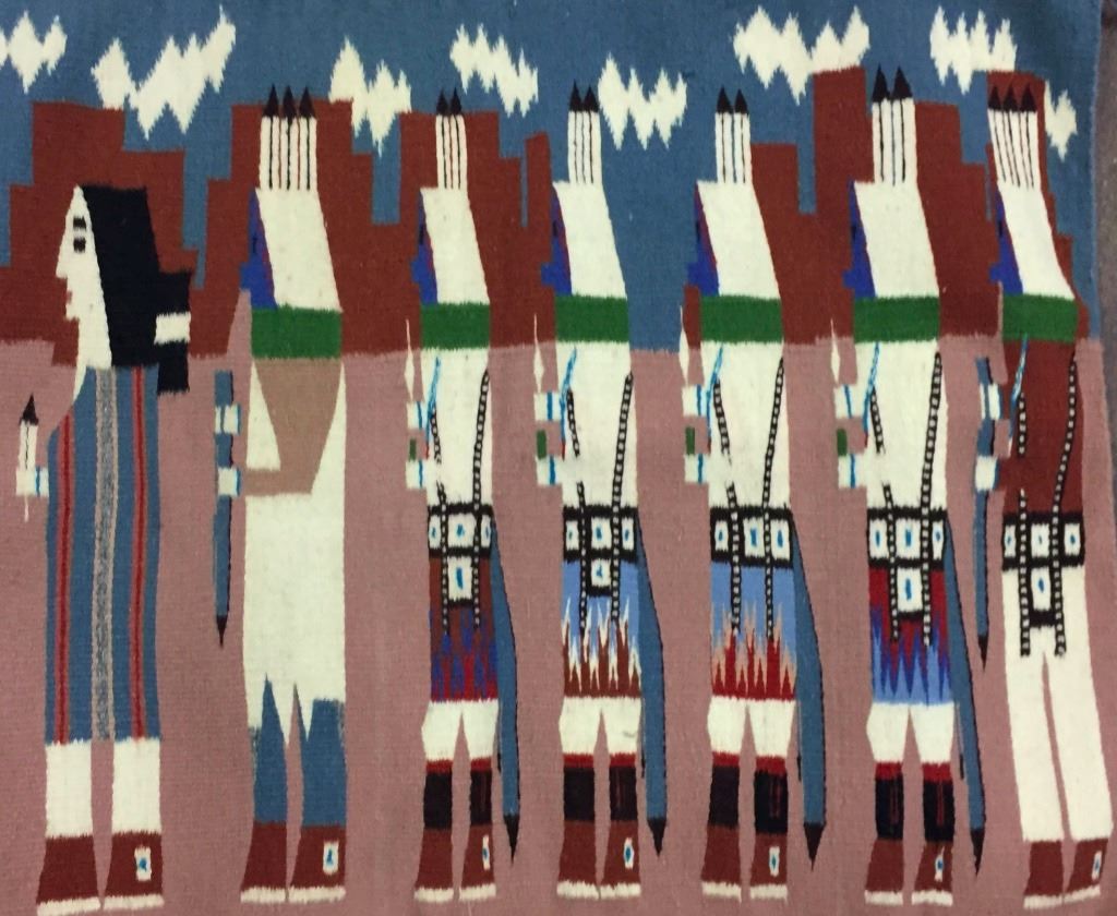 Navajo Yei Design Textile