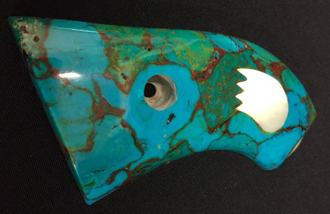Handmade Turquoise Pistol Grips