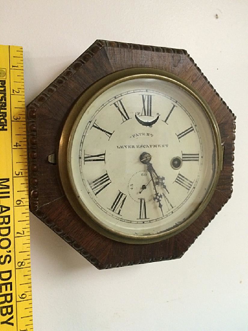 Rosewood E.N. Welch Gallery Clock