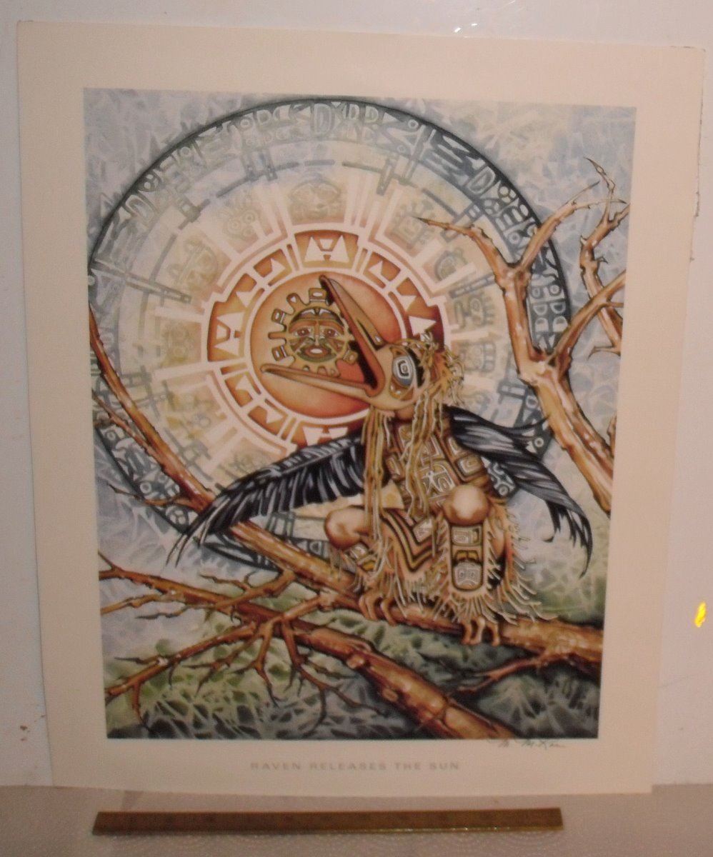 First Nation story native collectible Raven Releases the Sun - image ...