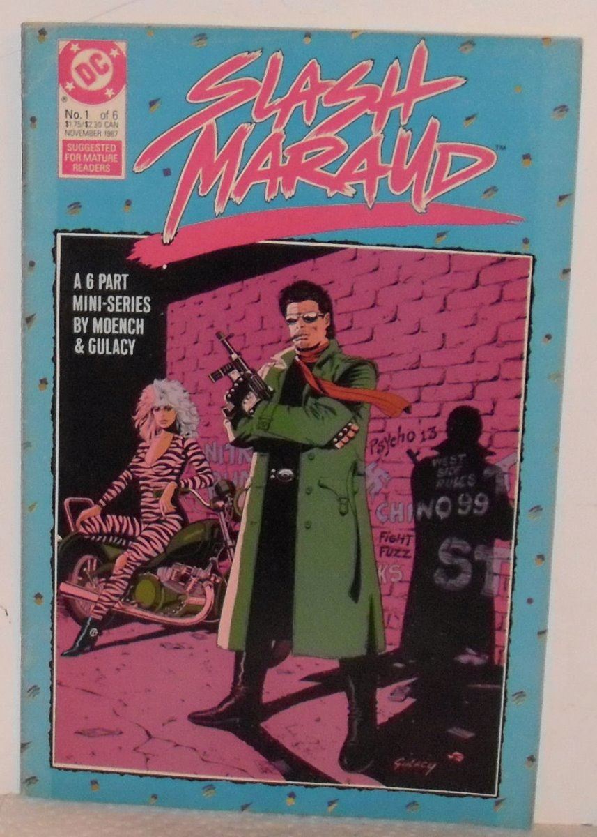 Story rare Printed in Canada Comic book Slash Maraud - #1 1987 - bande ...