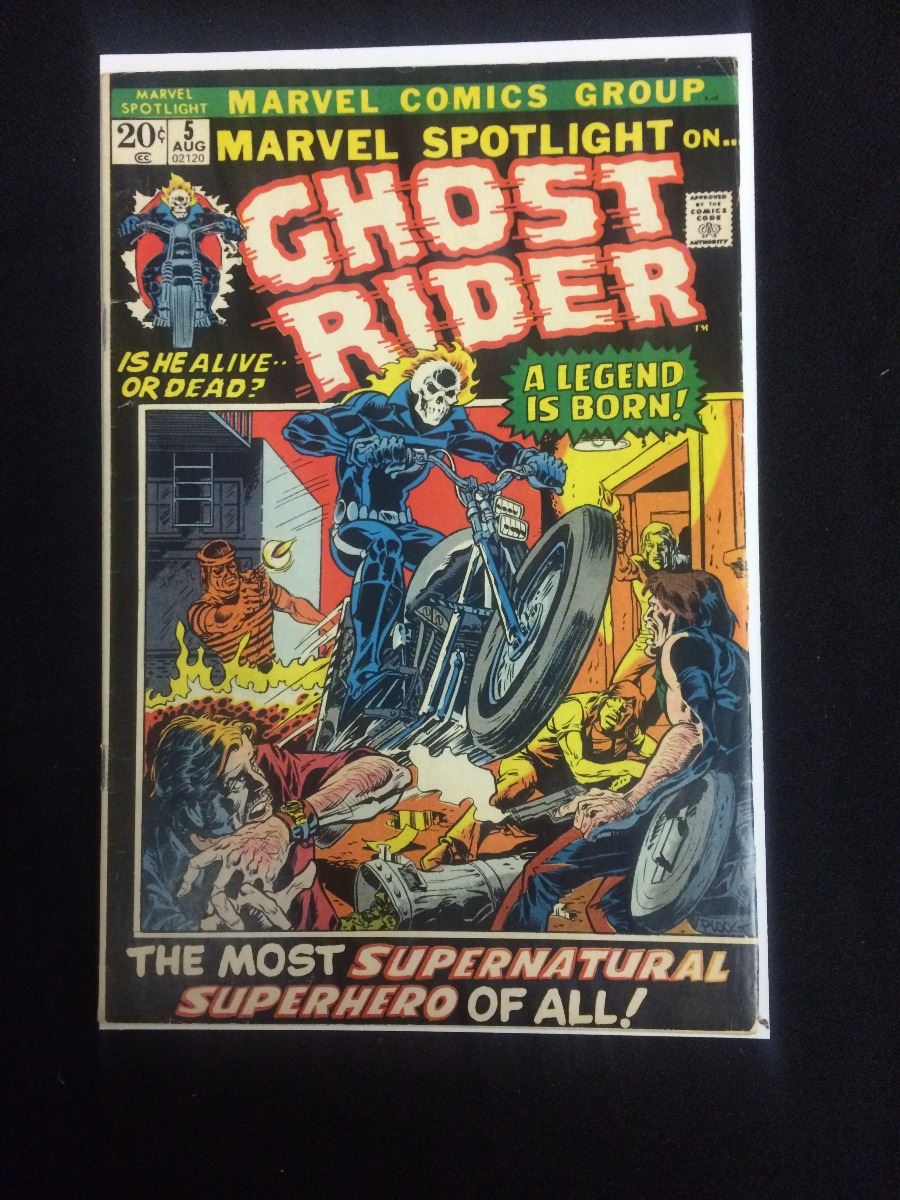 1ST APPEARANCE GHOST RIDER SPOTLIGHT # 5 MARVEL COMIC BOOK HIGH GRADE