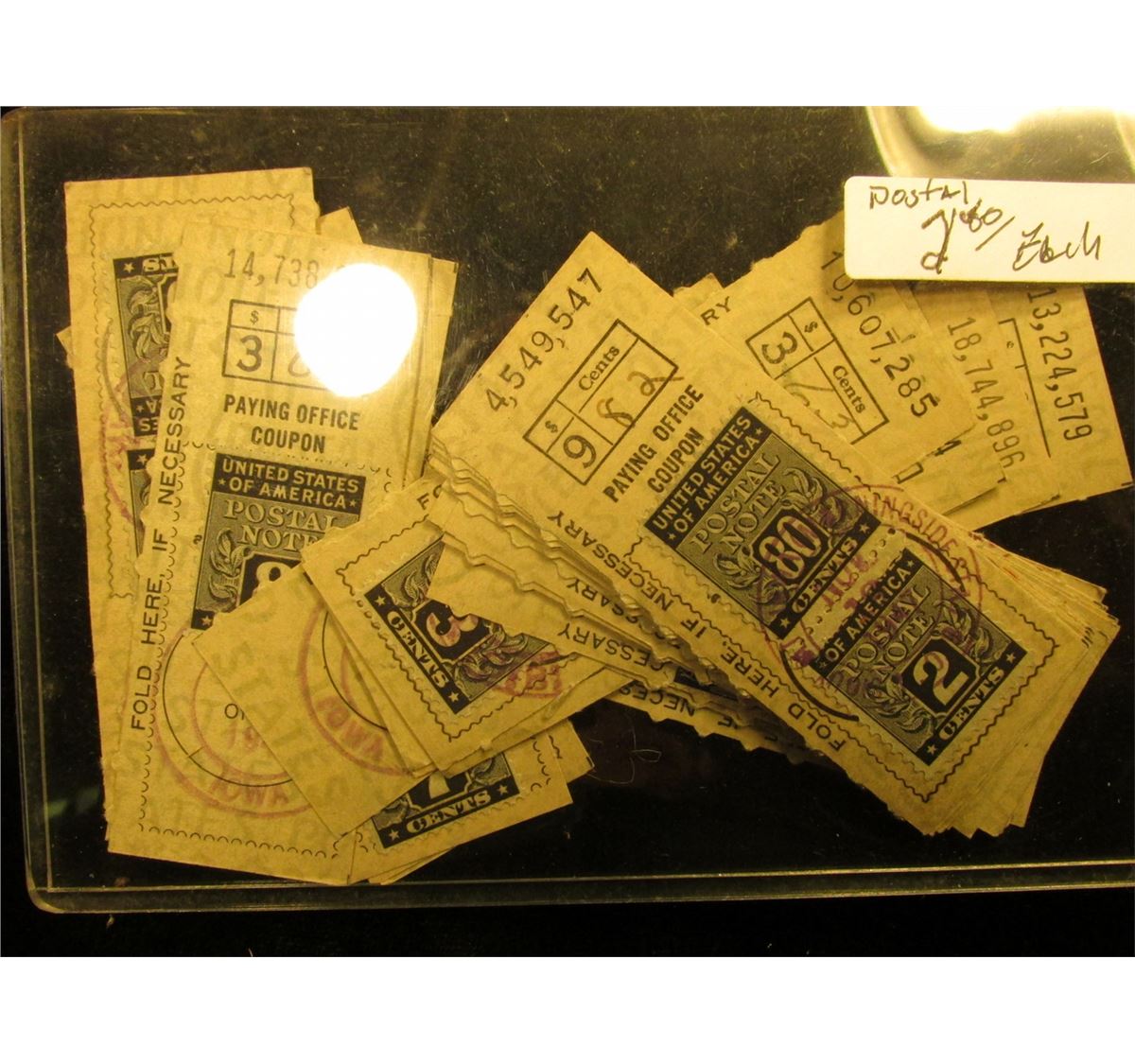 August 1924 Class B Internal Revenue Stamp; (12) .15c Certified Mail ...