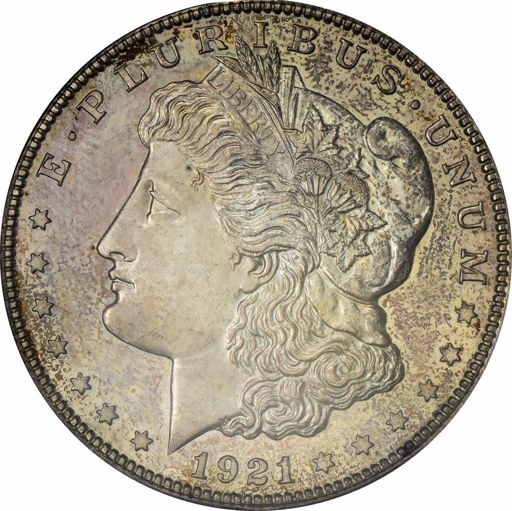 1921 Morgan. Zerbe Proof. Proof-63 PCGS.