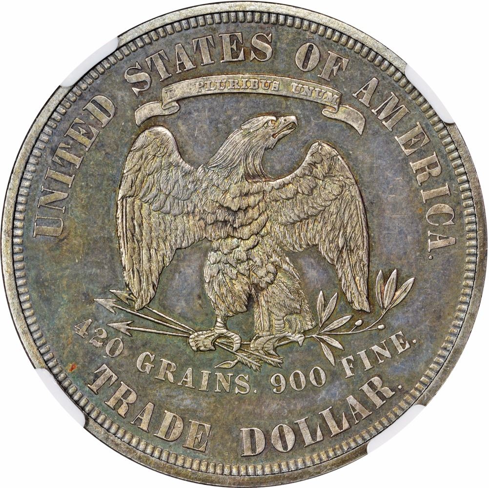 1878 Trade Dollar. Proof-64 NGC.