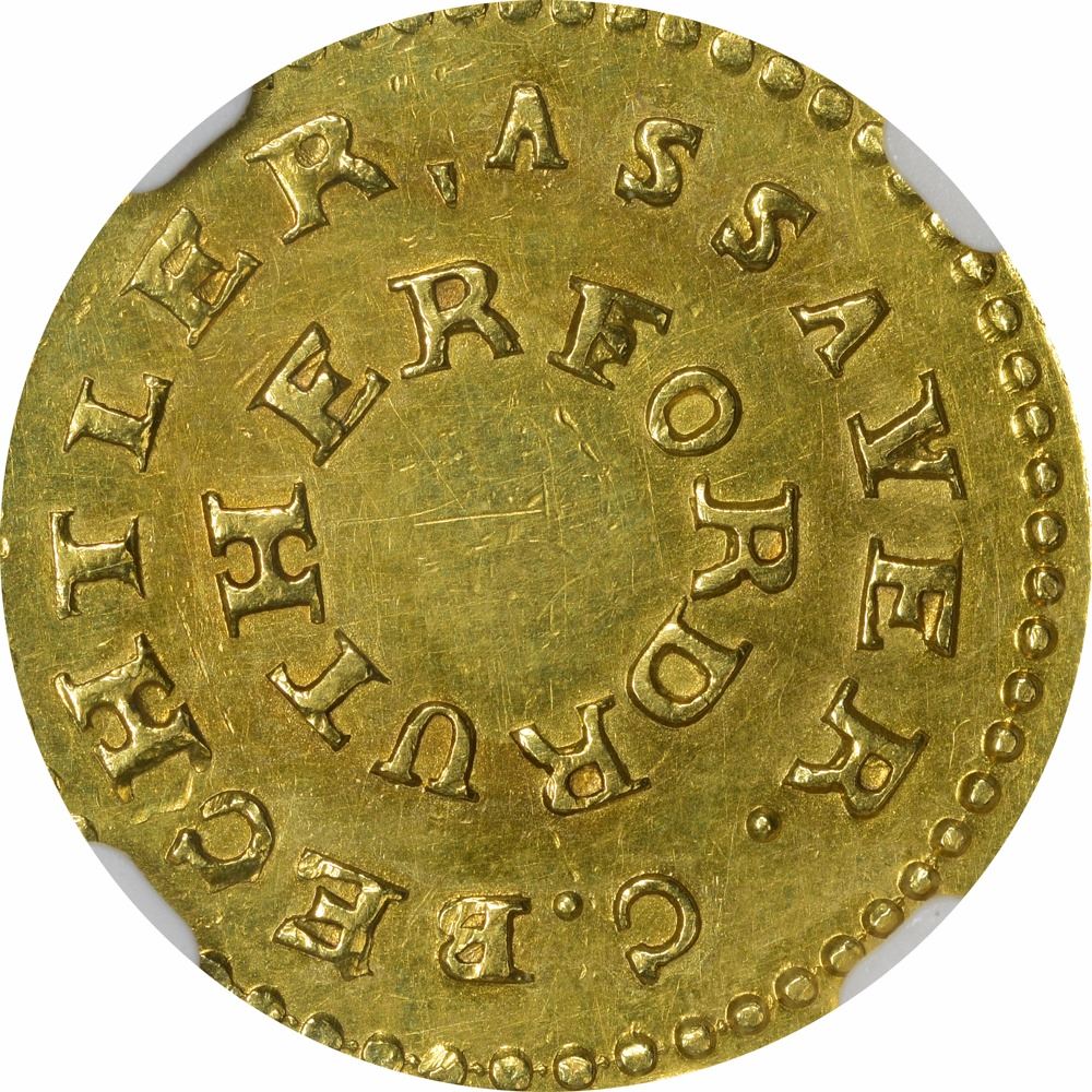 Undated (1831-1834) C. Bechtler $2.50 Gold. Kagin-6. Rarity-7. No 75 G ...