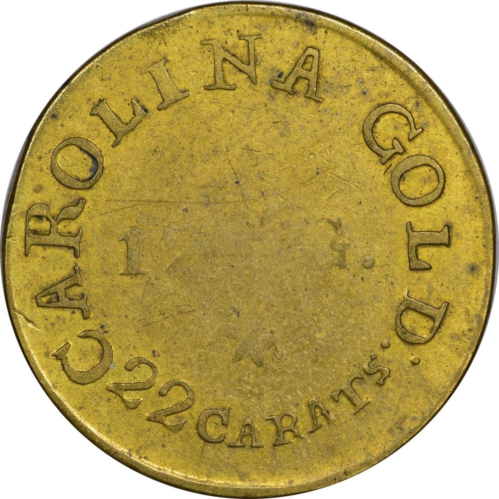 Counterfeit C. Bechtler $5 Gold. Kagin-CTF-9 (K-20-like Fantasy Die/K ...