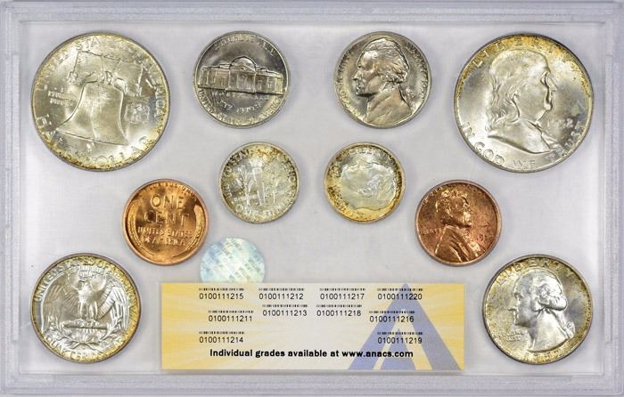 1952-PDS U.S. Mint 30-Piece Double Mint Set with Original Envelope ...