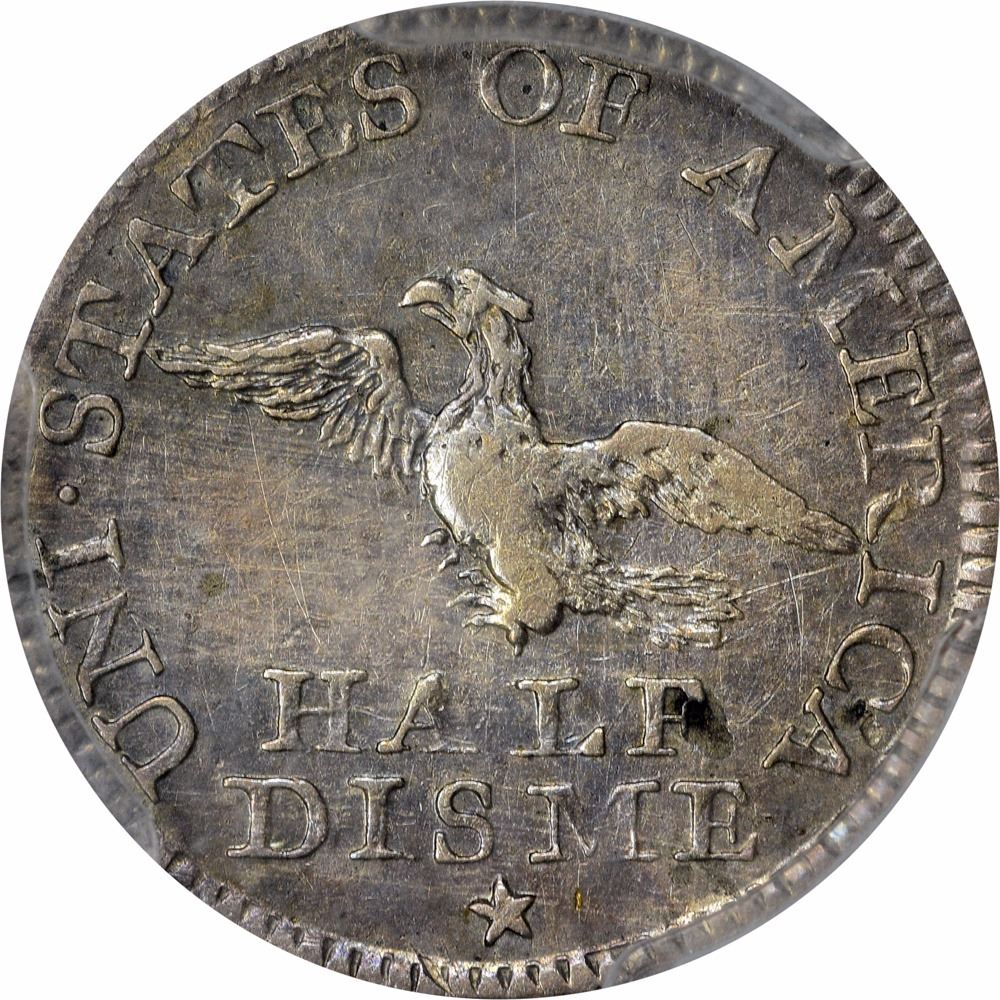 1792 Half Disme. AU50 PCGS.