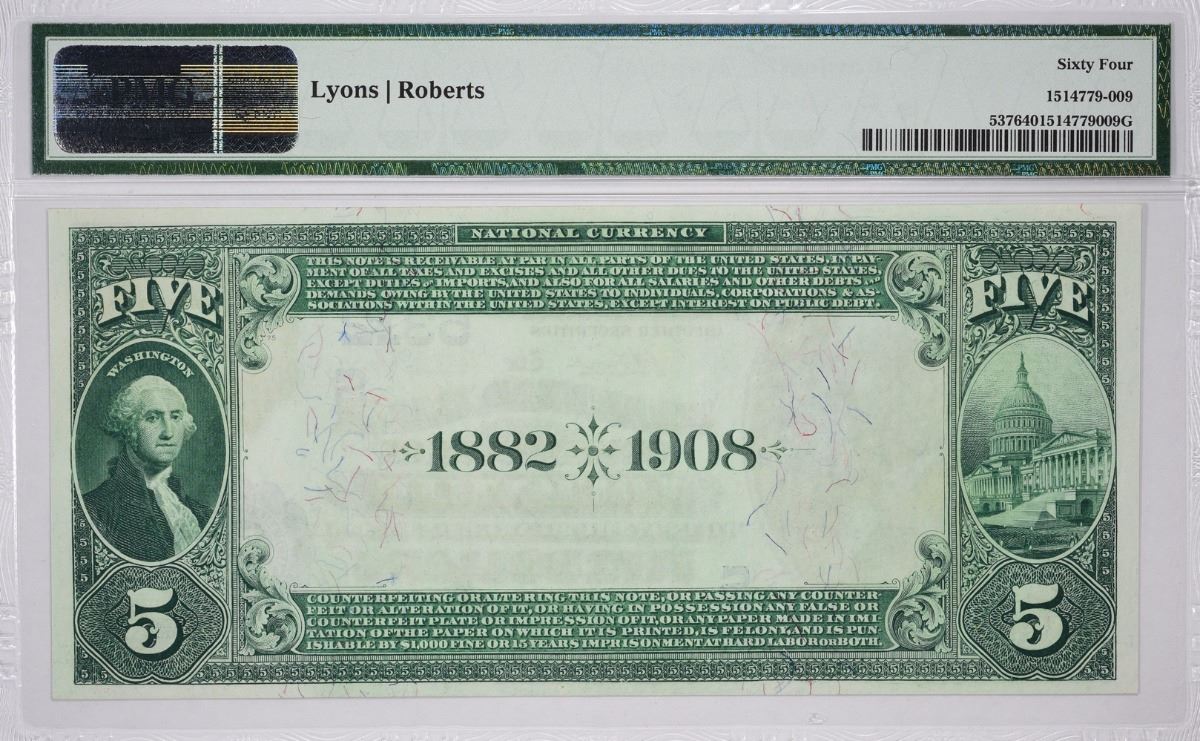 Louisville, Kentucky. NB of Kentucky. Fr. 537. 1882 $5 Date Back ...