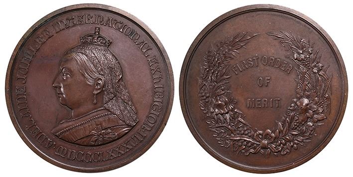 Australia, Adelaide Jubilee International Exhibition Bronze Medallion, 1887