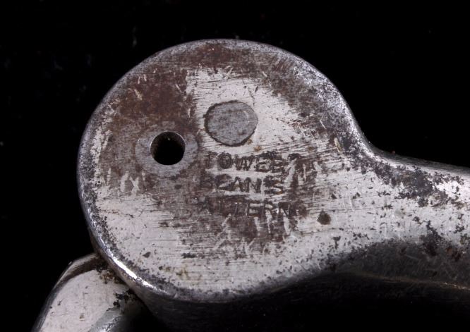 Antique Tower Bean's Pattern Handcuffs with Key