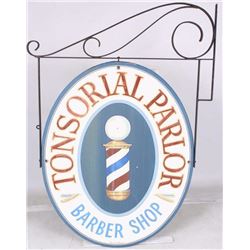 Bozeman, Mt Tonsorial Parlor Barber Shop Sign