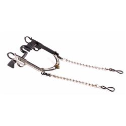 Silver Mounted Revolver Pistol Horse Bit
