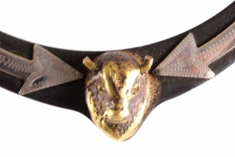 Silver Mounted Revolver Pistol Horse Bit