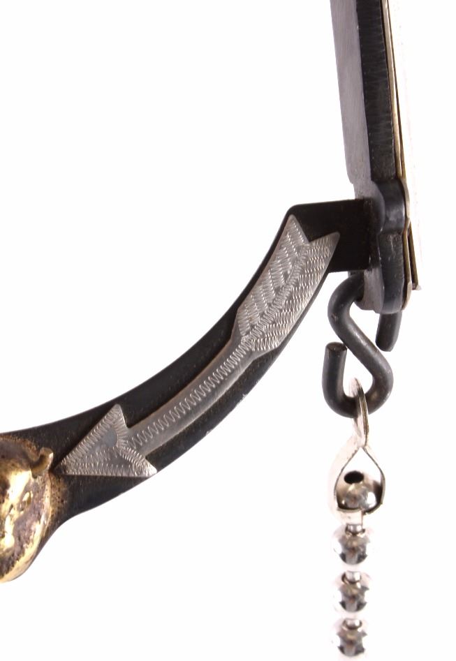 Silver Mounted Revolver Pistol Horse Bit