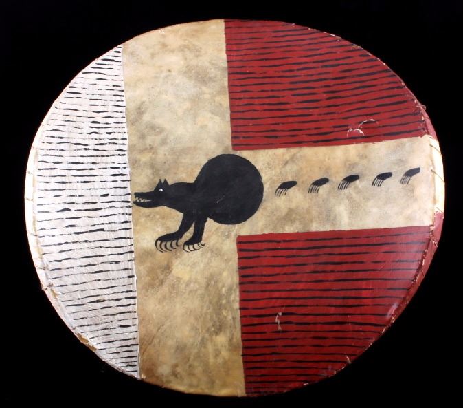 Plains Indian Rawhide Bear Dance Shield