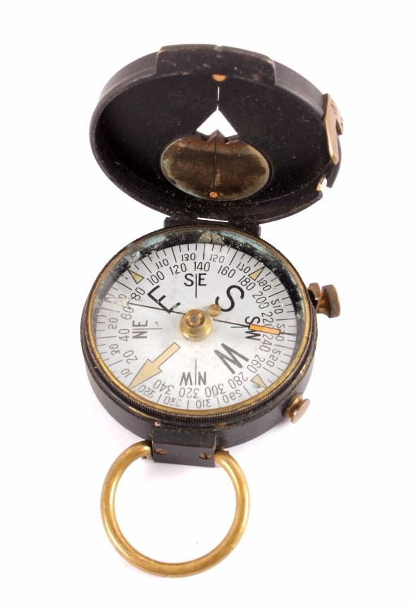 WWI Engineer Corps Compass and Leather Case