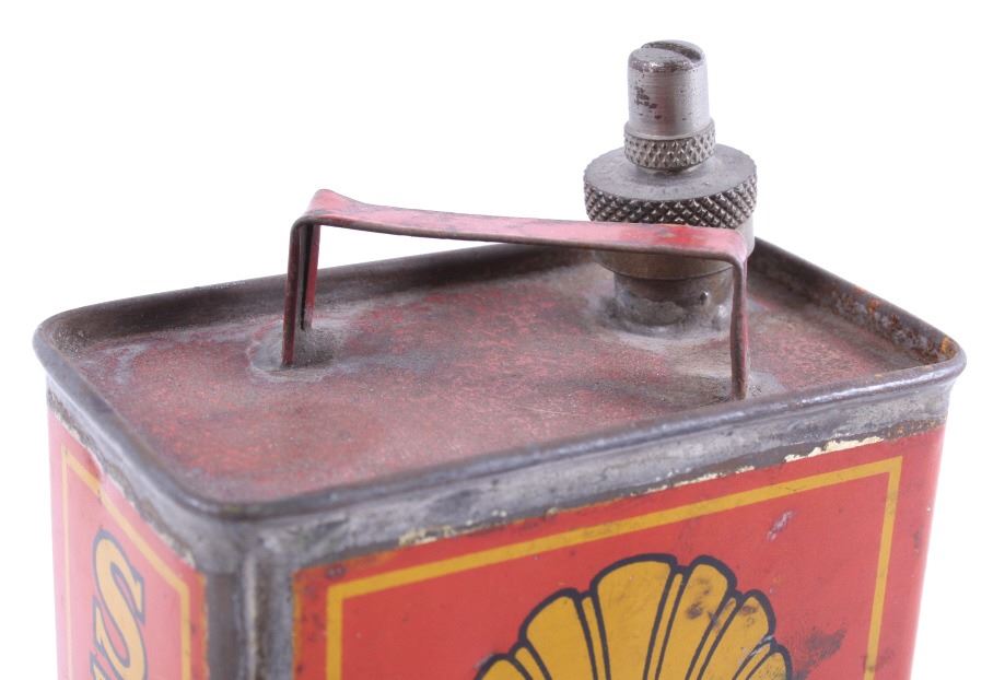 Early Shell Junior Lighter Fluid Oil Cans c.1920's